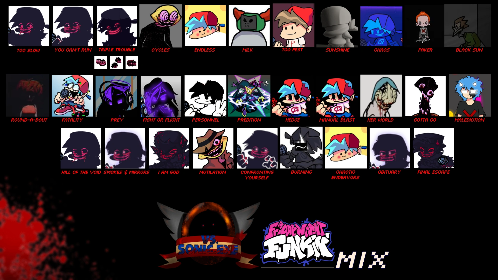 Vs. Sonic.exe FNF mix | Fandom