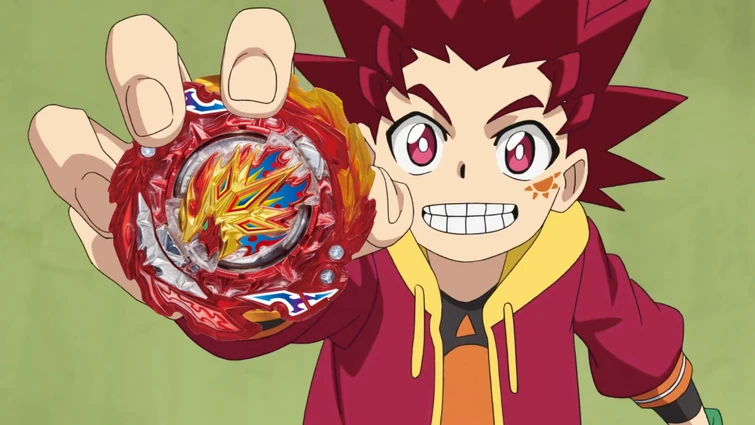 Beyblade protagonists but they’re holding they’re BU/QuadStrike beys ...