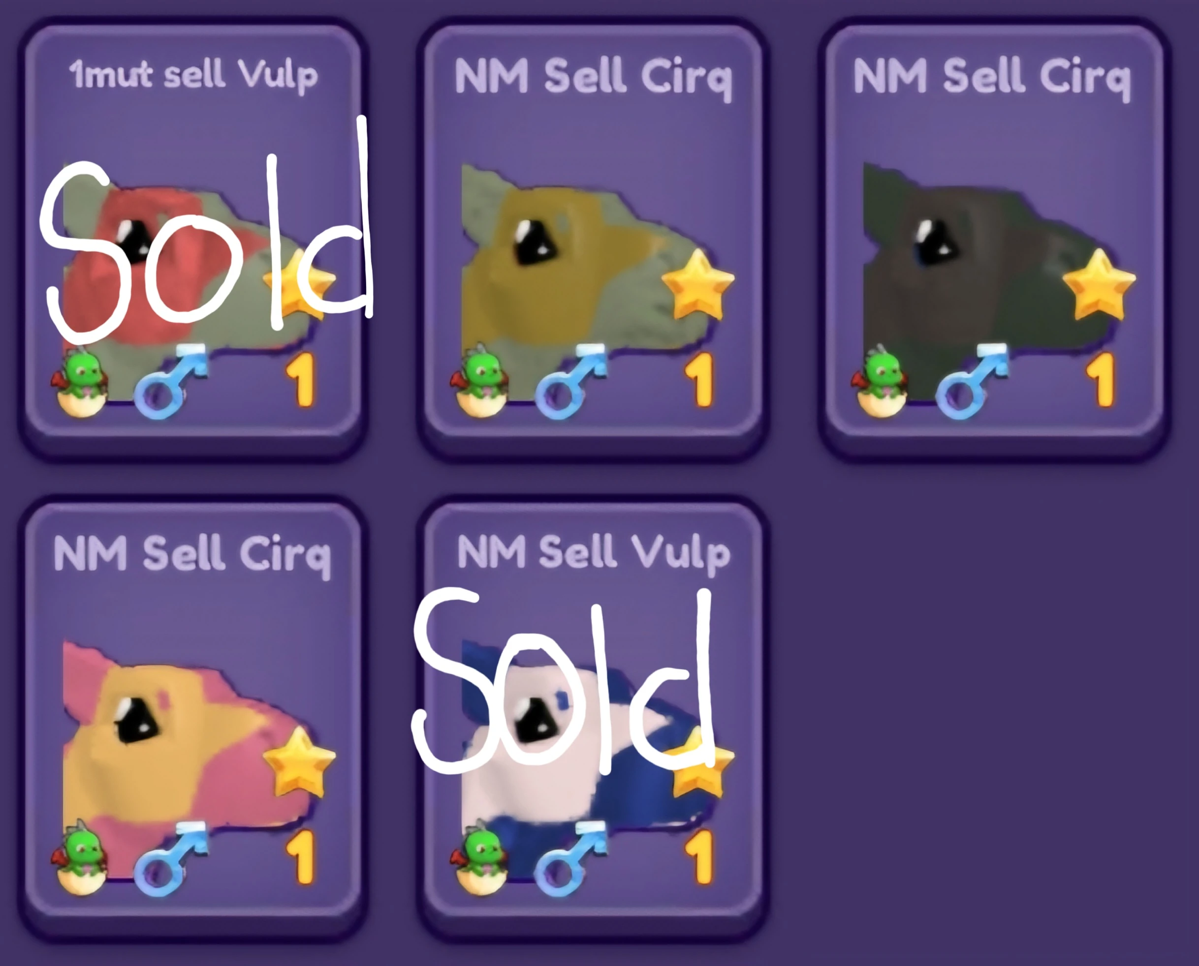 Trading selling 3 Cirquemaar | Fandom