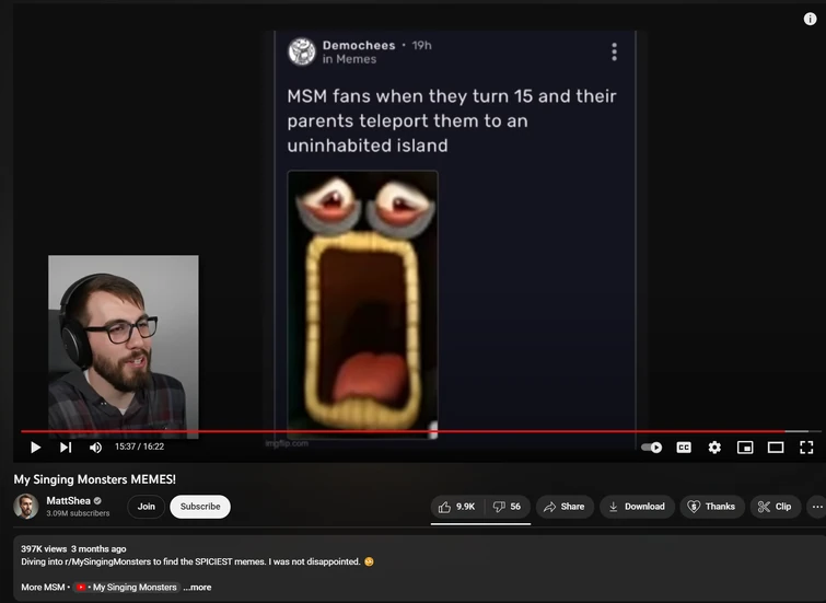 My favorite part of being in the MSM community is going "HEY THATS ME ...