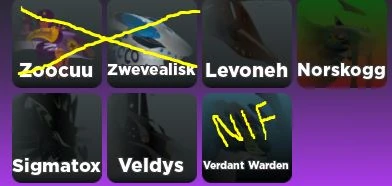 LF missing creatures | Fandom