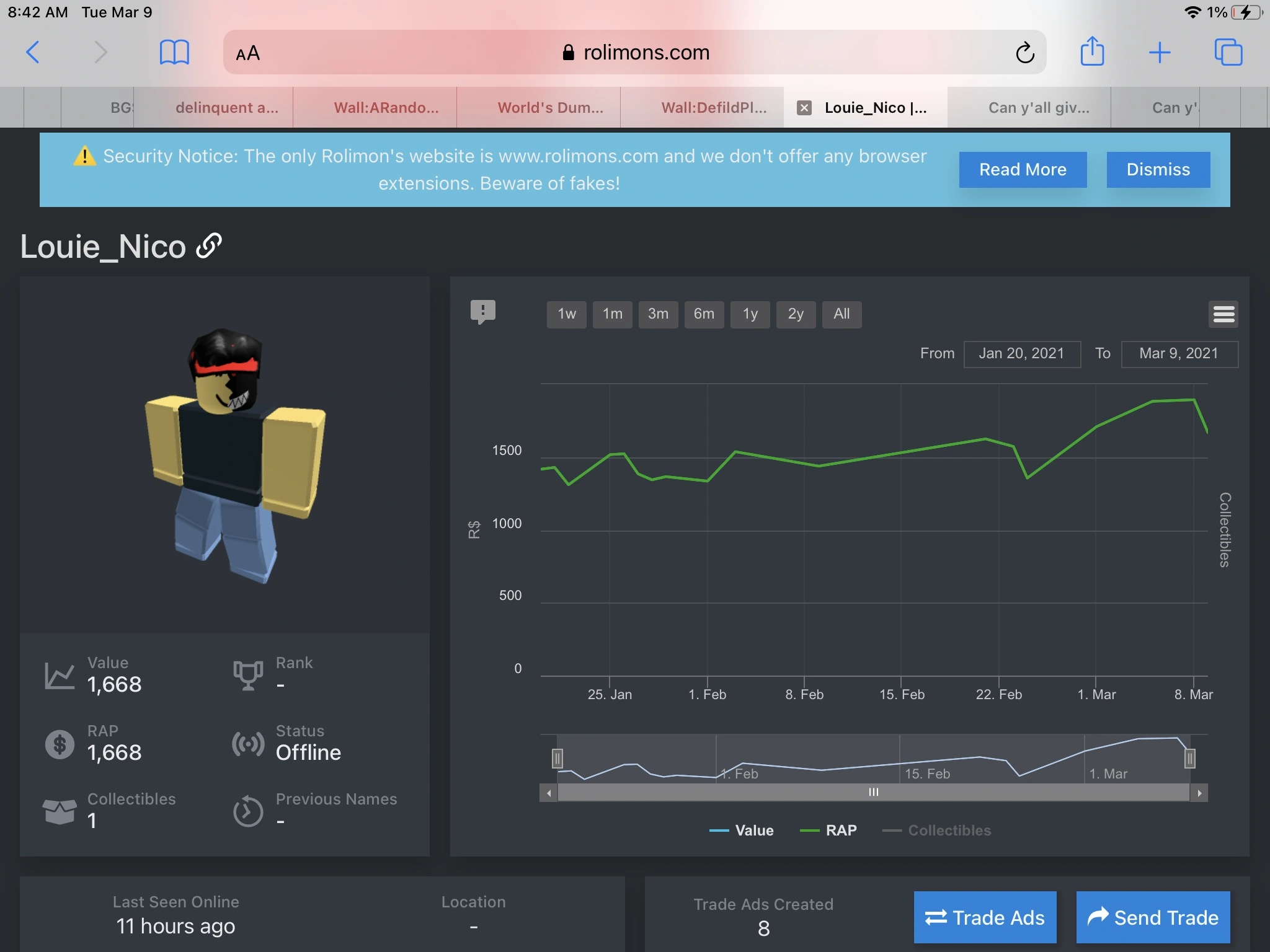 My roblox value stonks | Fandom