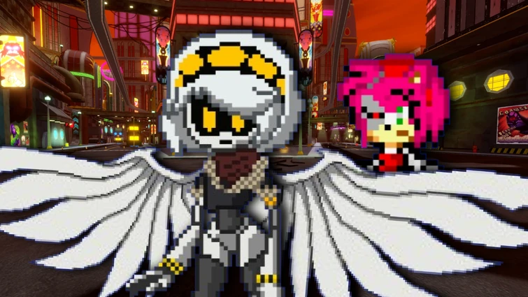 Rusty Rose (Sonic Prime) vs V (Murder Drones) sprite art! | Fandom