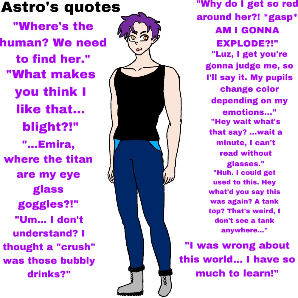 Quotes from Astro (made be me) | Fandom