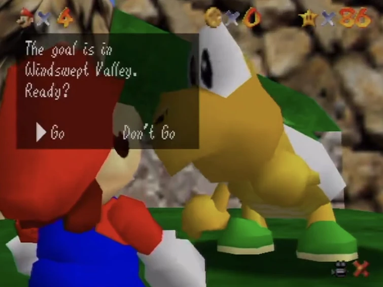 Windswept valley is in super mario 64 | Fandom