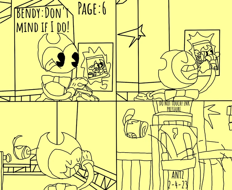 If Bendy was in the Cycle Part 1:The Cycle(Page 6 and 7) | Fandom
