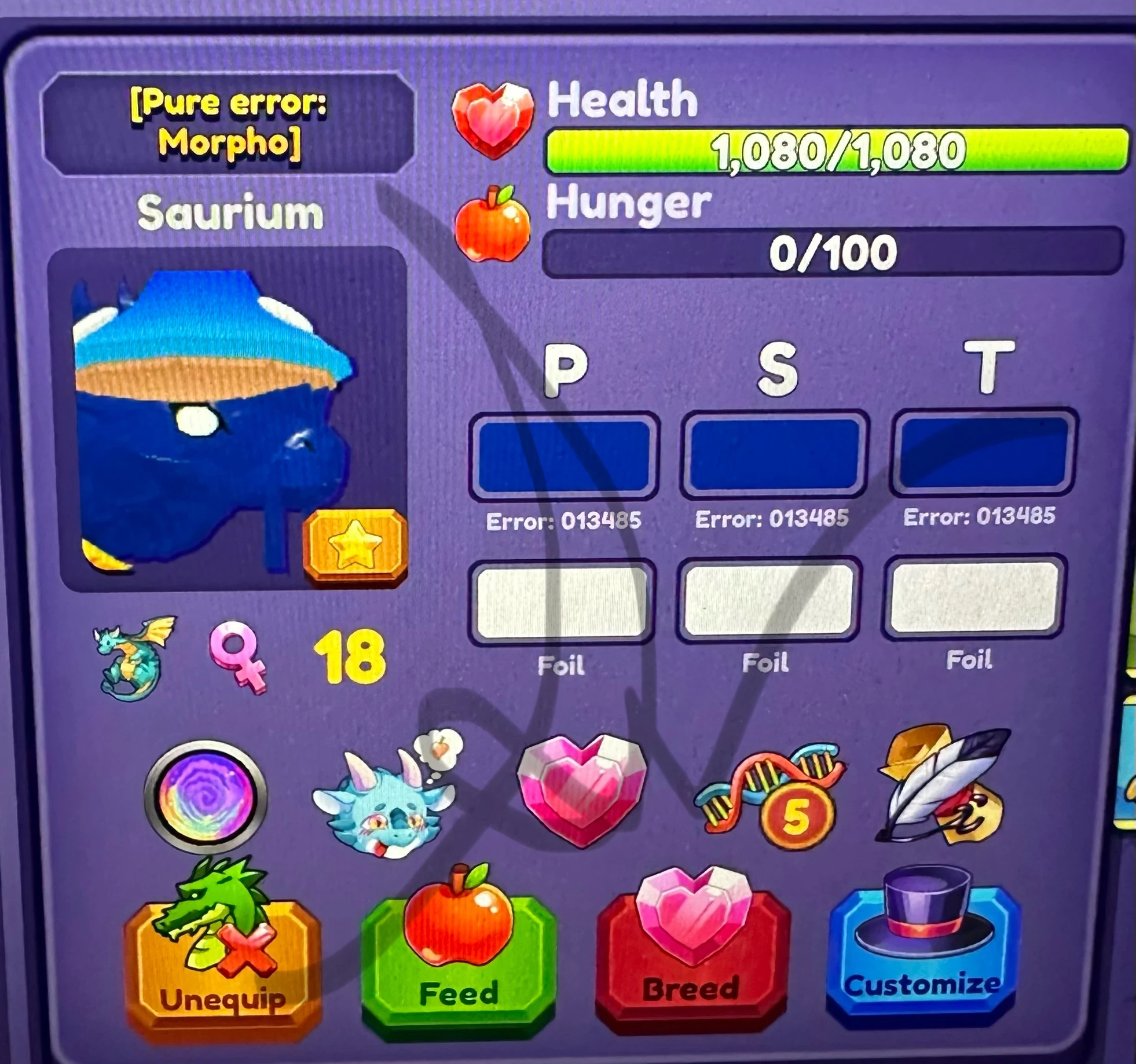 Trading a pure error raptor | Fandom