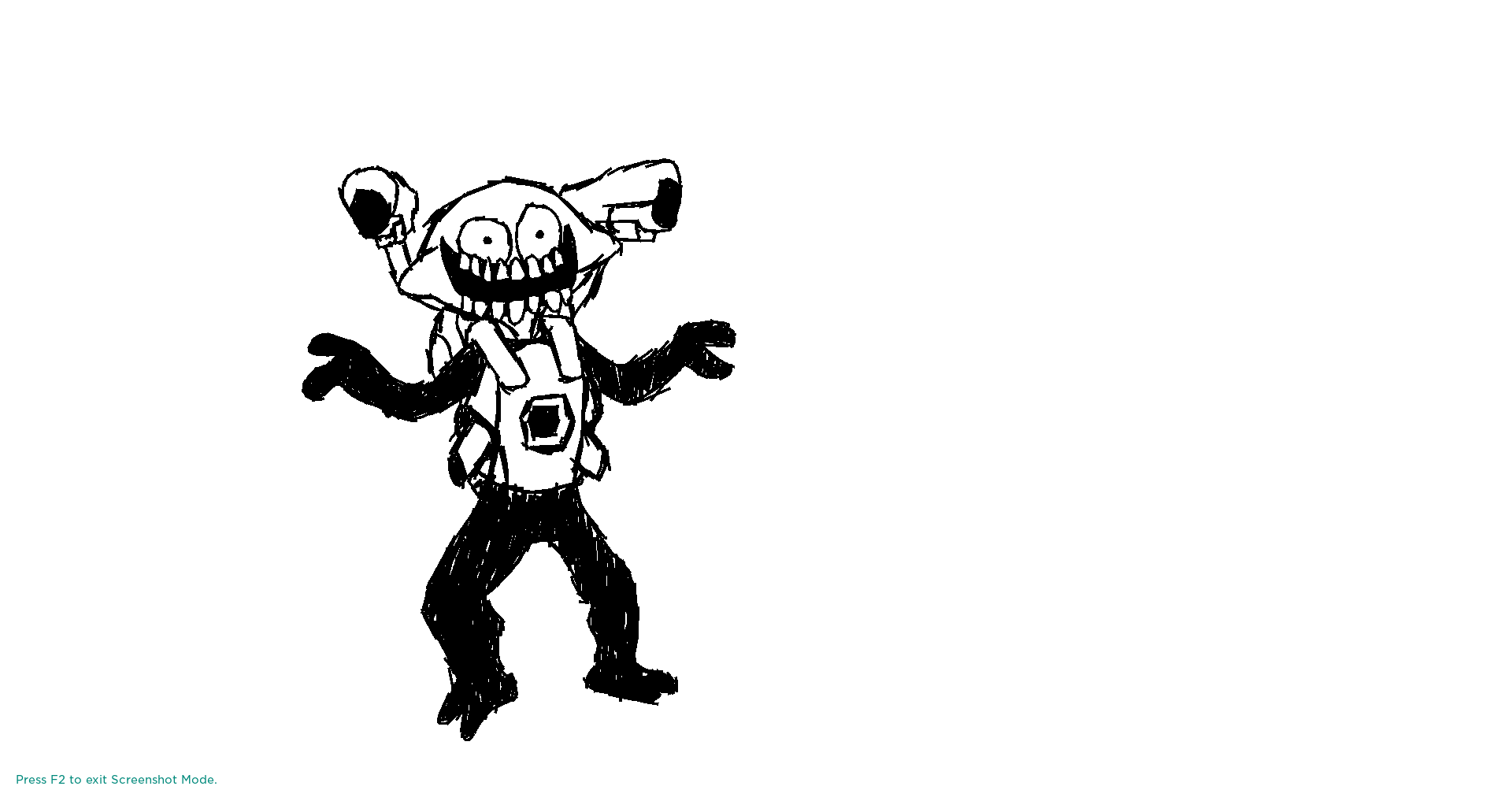 rough drawing of monster wearing revenant jetpack | Fandom