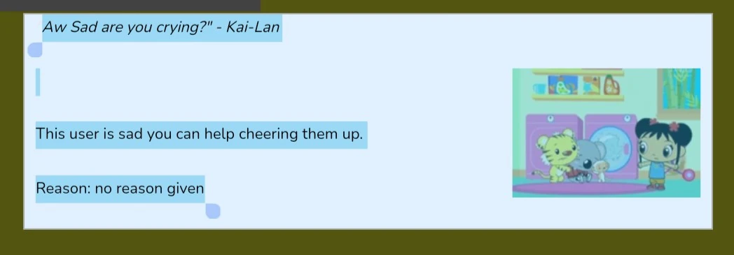 How is there a sad template on this wiki | Fandom