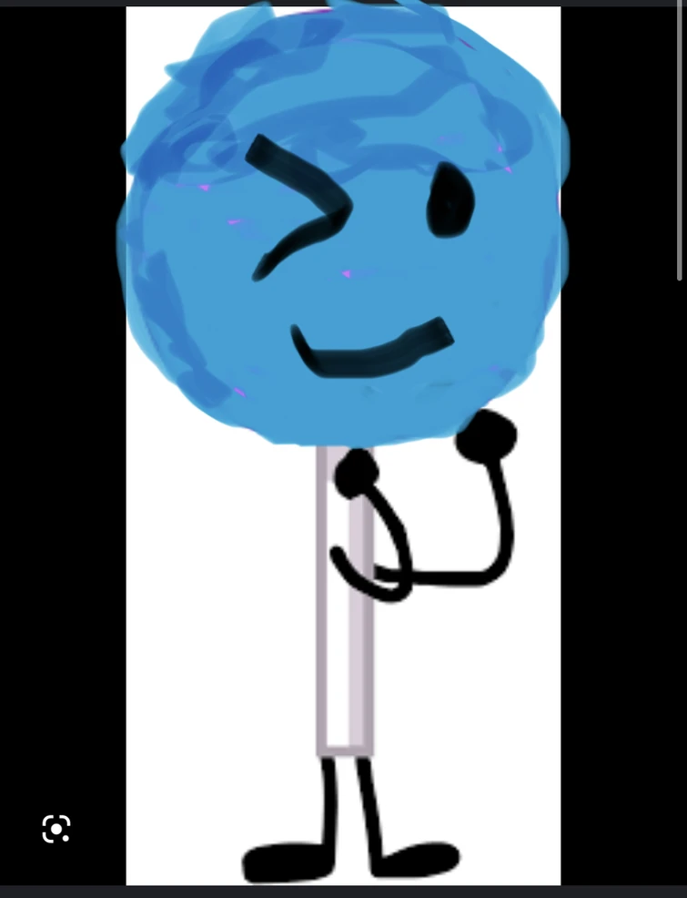 Guys I made a Bfdi oc. His name is blueberry. He is a male. And he is a ...