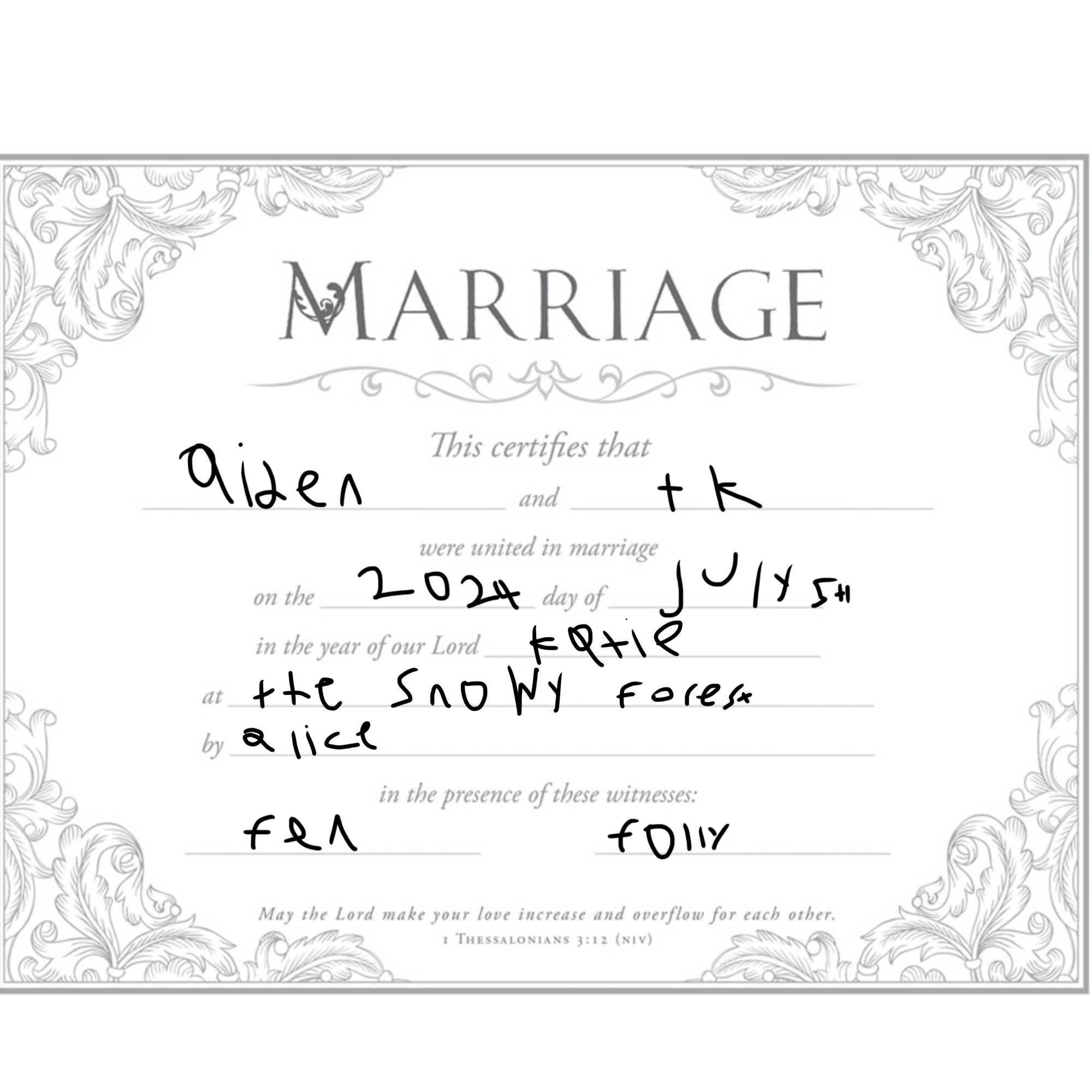 Yall think you can date Aiden? Nah, I have the marriage papers. | Fandom