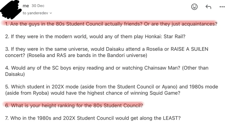 What next? (The ones in red are answered) | Fandom