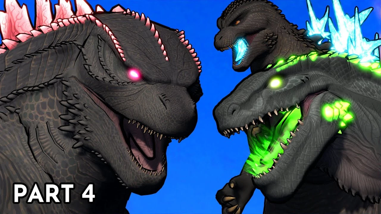 Evolved Godzilla🦖♦️ vs Godzilla Minus One🦖☢️ and Zilla Jr🦎 ️ by Seal Animations | Fandom