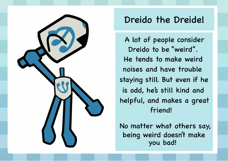 Instead of drawing 1 of the 9 OCs that need art I made Dreido info card | Fandom