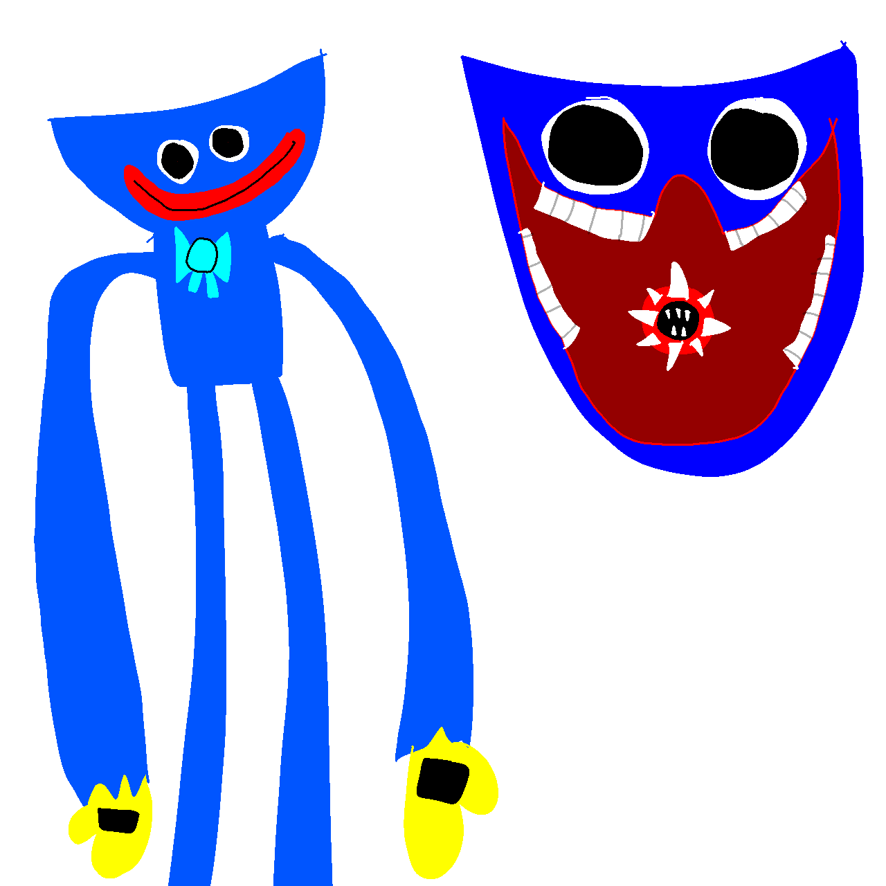 My redesign of Huggy Wuggy | Fandom