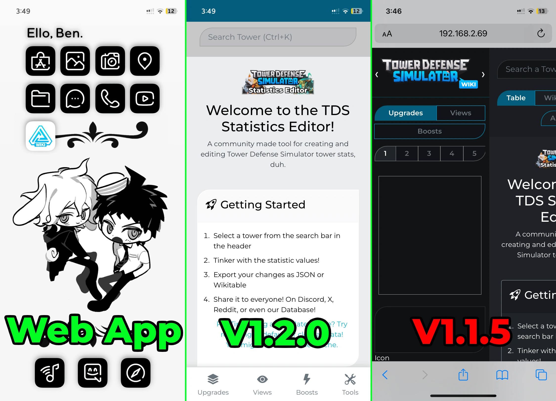 TDS Stats Editor Major Update #2: Hello Mobile! | Fandom