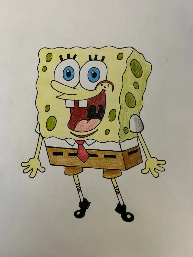 My drawing of SpongeBob SquarePants | Fandom