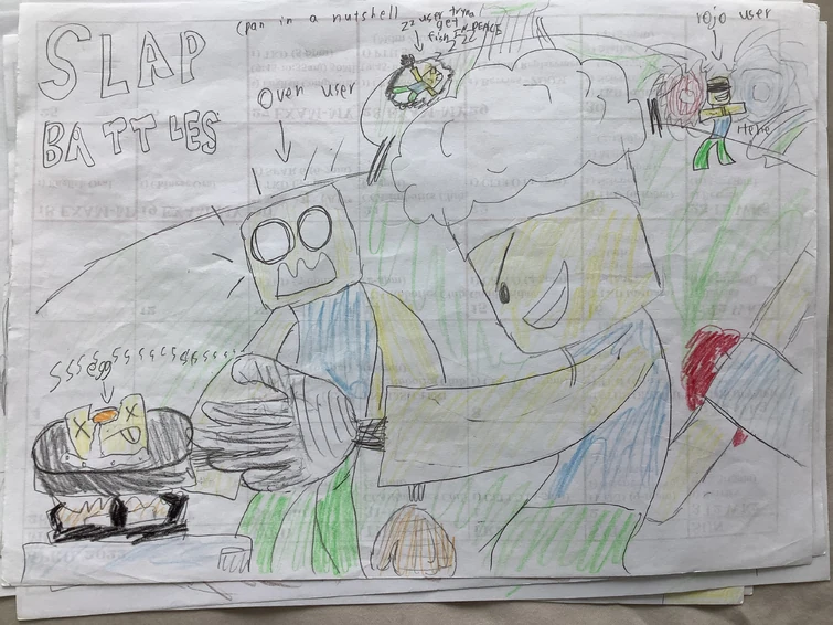 All my slap battle drawings this year (2024) | Fandom