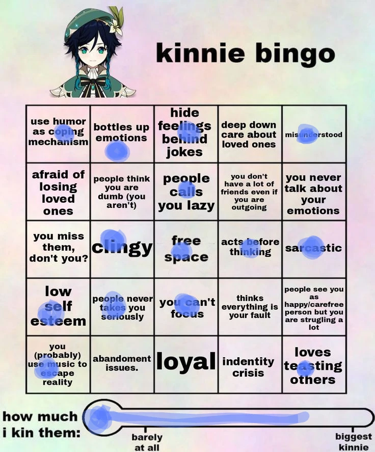 kinnie bingo | Fandom