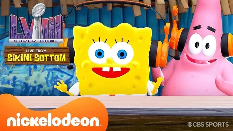 Every SpongeBob Moment at Super Bowl LVIII on Nickelodeon ...