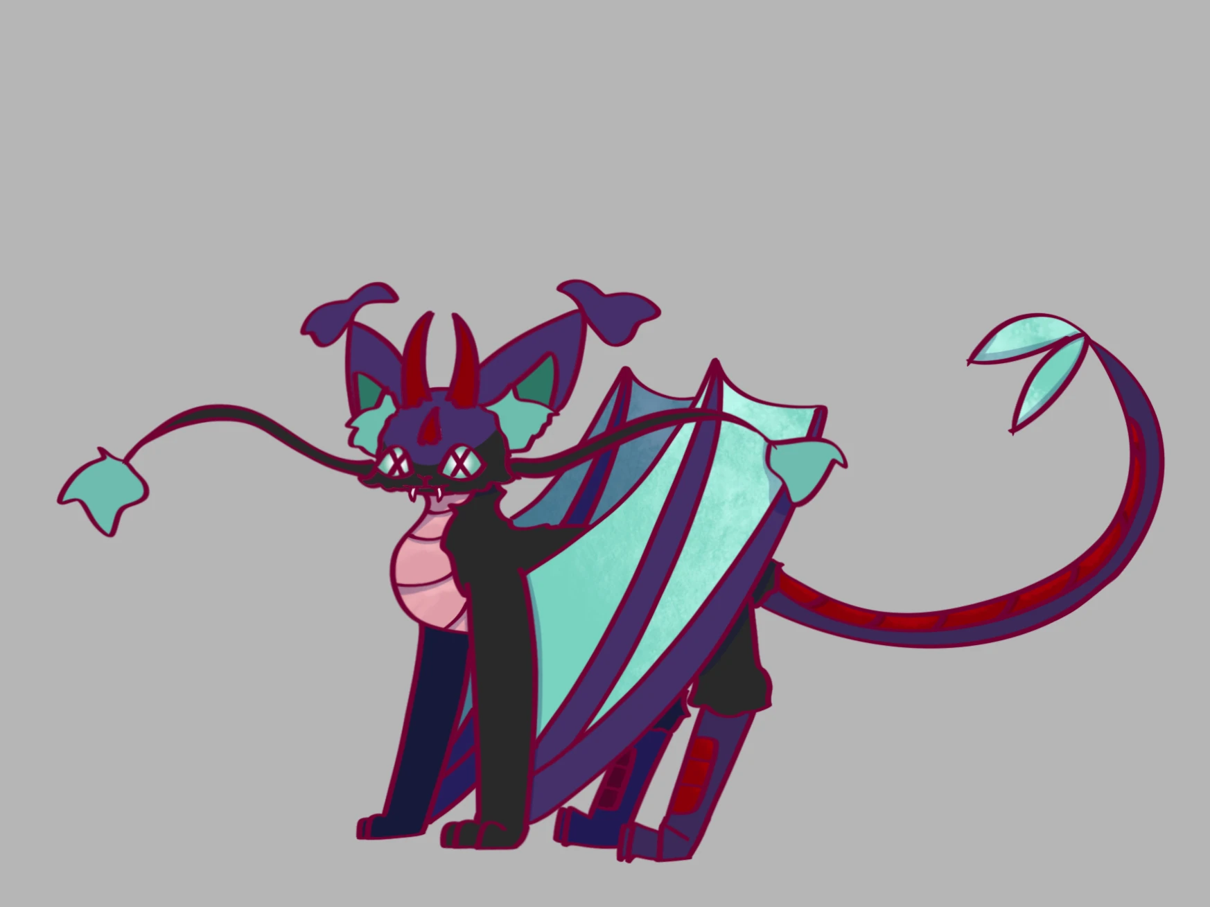 i drew someone’s creature concept thing | Fandom