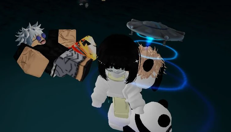 Gojo does death counter and 20 20 20 dropkick in a different game which ...