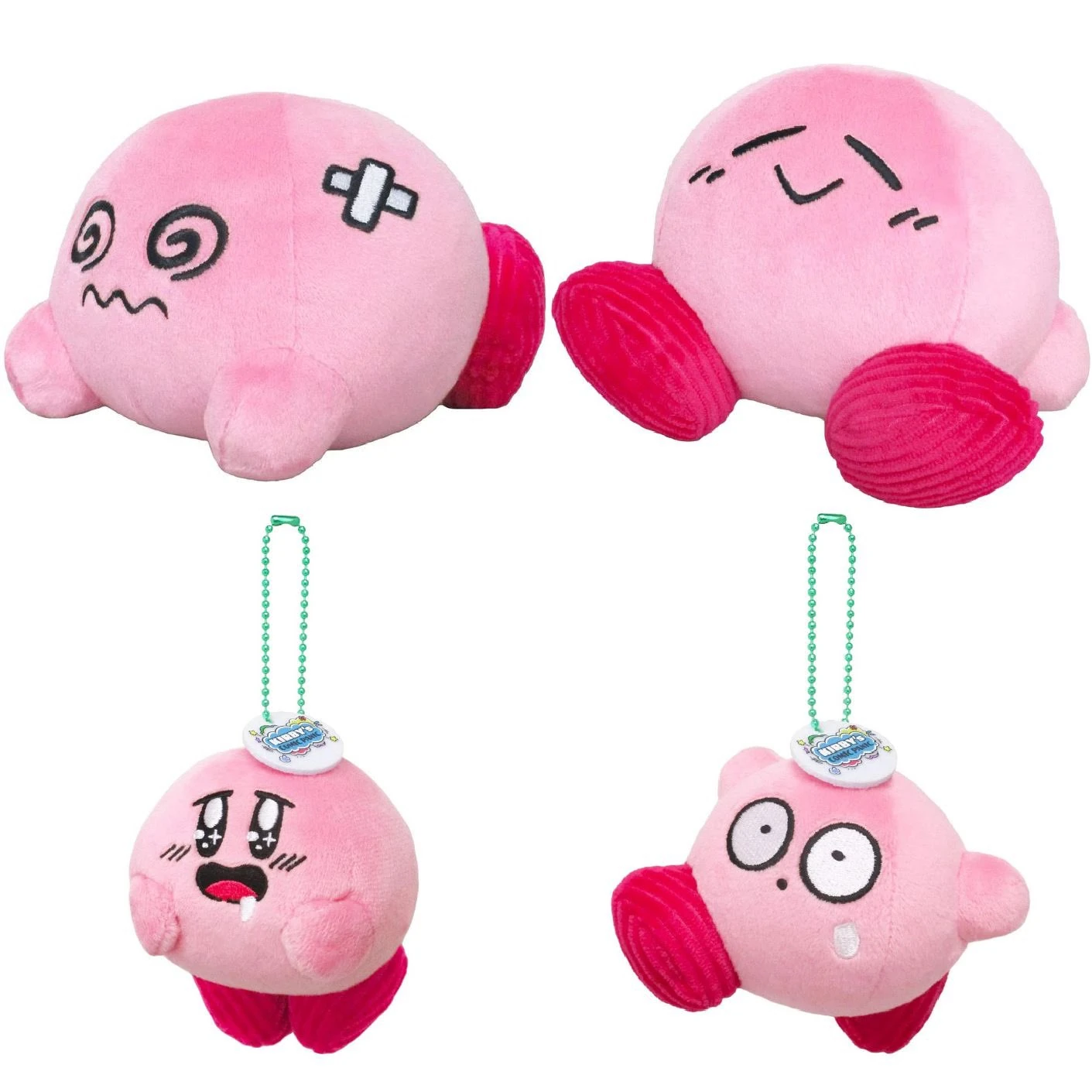 An appreciation post for... a couple of expressive Kirby plushies ...