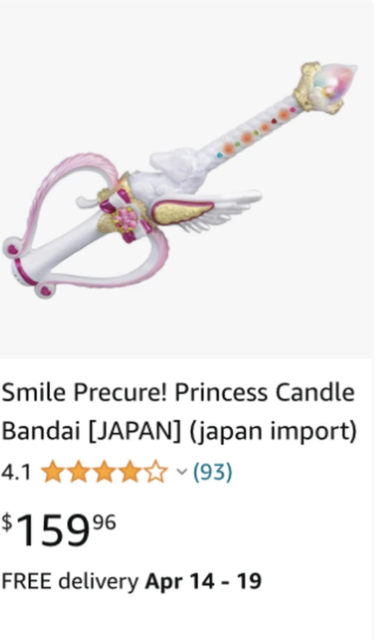 Some of the many obscurely priced Pretty Cure items on Amazon USA | Fandom