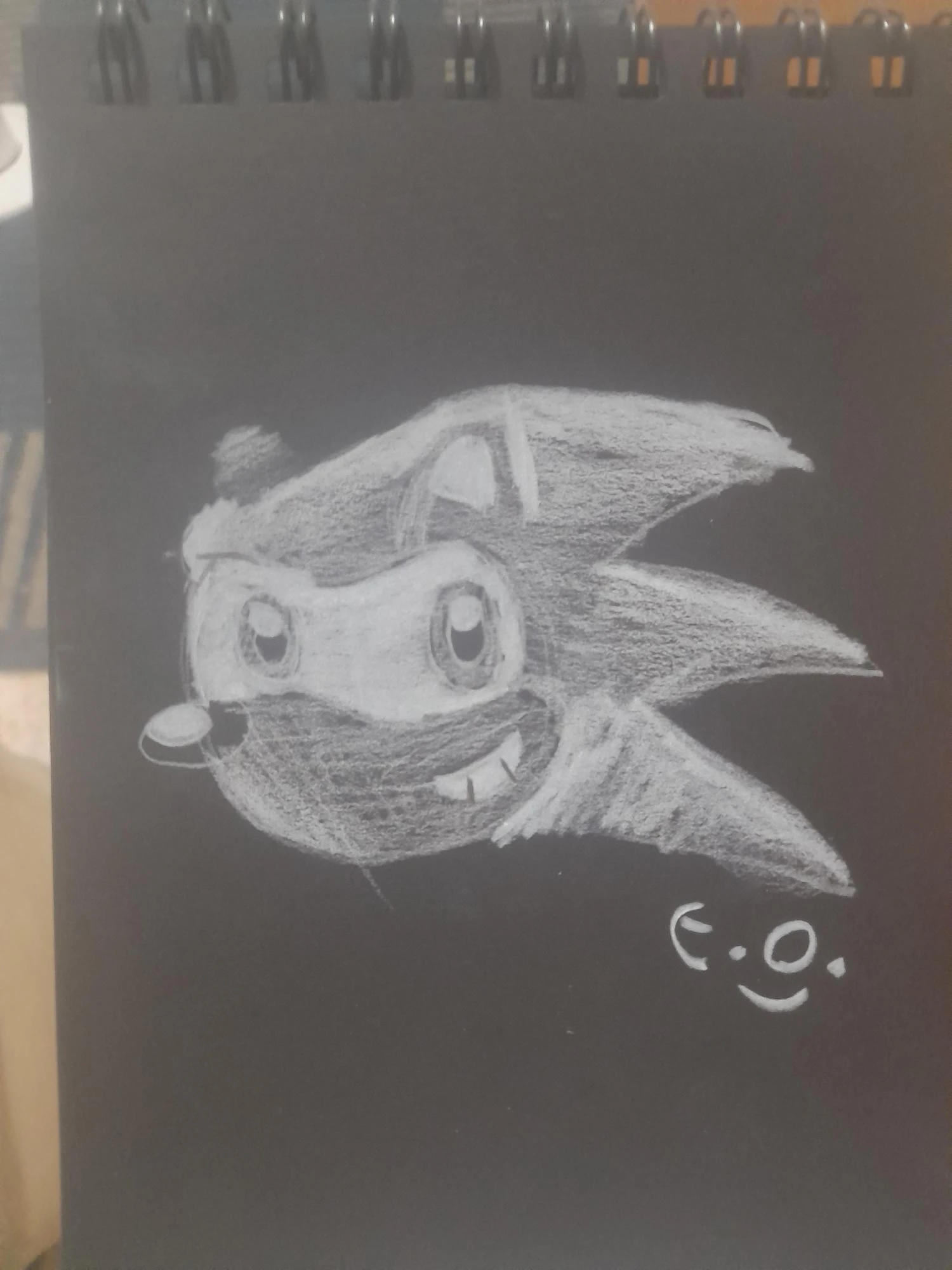 My negative sketch of Sonic | Fandom