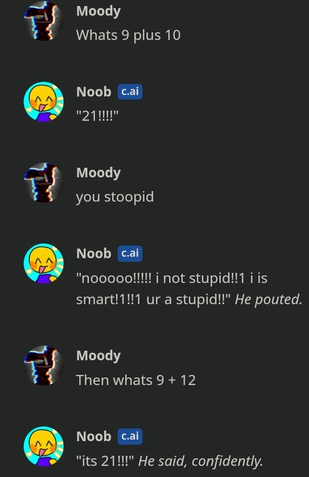 Trying to get Noob to comprehend math | Fandom