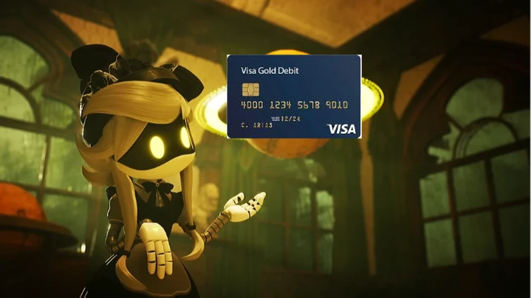She stole my debit card.... (Joke, just a PNG of a debit card I found ...