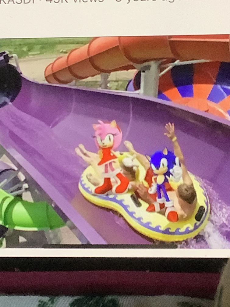 Sonic and Amy rose at the water park | Fandom