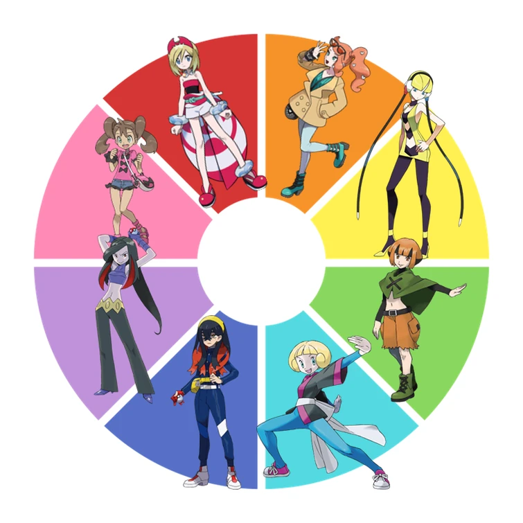 Color Wheel Challenge of Pokemon Girls | Fandom