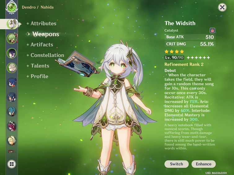 How is my dps nahida build? (She’s c0) | Fandom