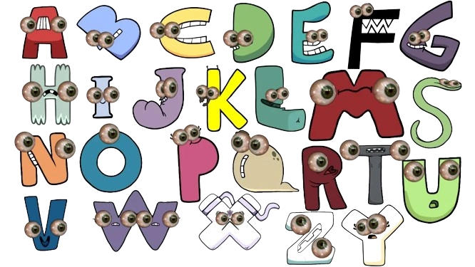 Alphabet lore but they all watch you in your sleep dreaming about 4 ...
