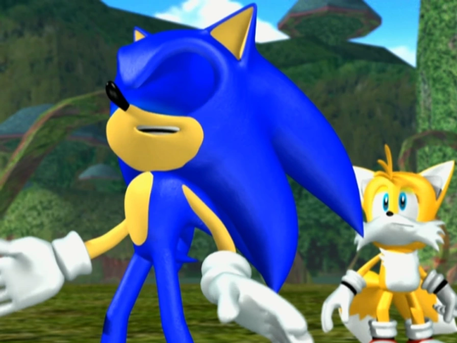 What's Sonic doing in this picture? (wrong answers only) | Fandom