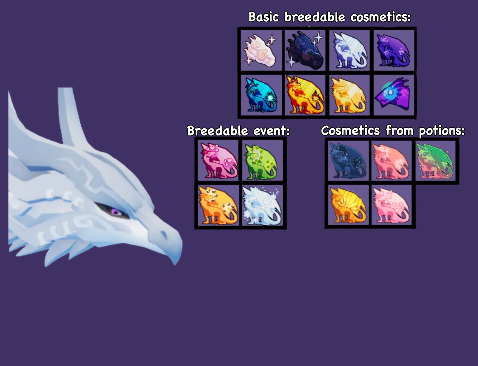 Cosmetic dragon collection bases, pt 1! | Fandom