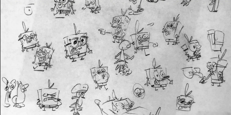 Recently Discovered SpongeBoy Ahoy Sketches | Fandom