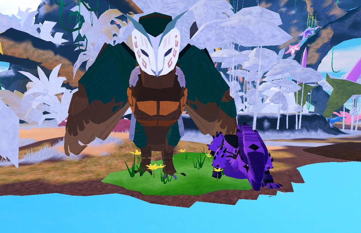 a picture of me and my friend growing creatures in priv server to use ...