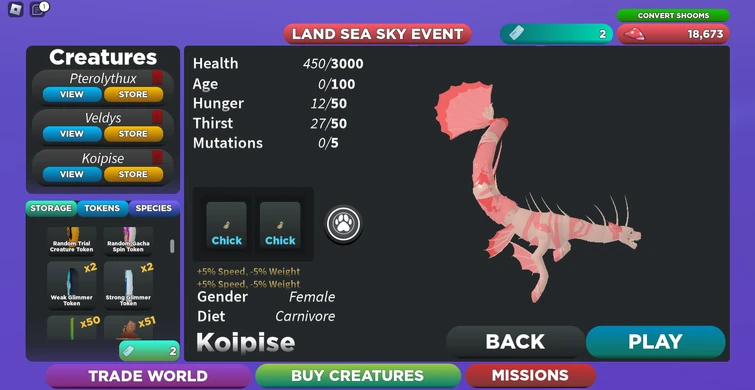 koi is the new stat boosted creature so.. | Fandom
