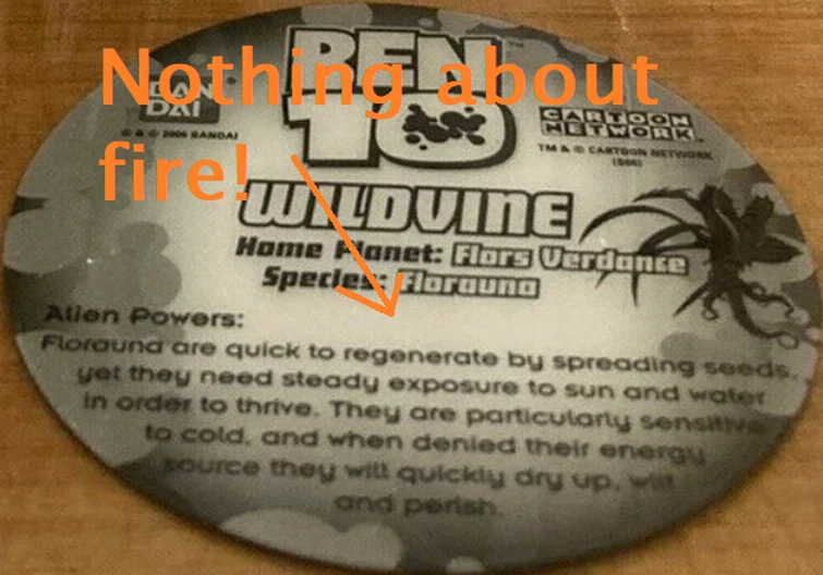 Debunking Wildvine's fire weakness | Fandom