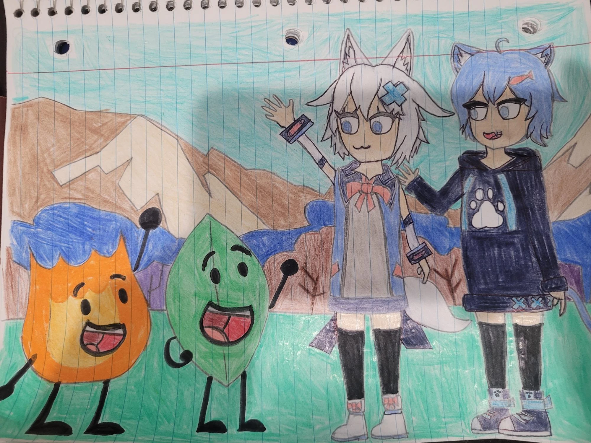 Firey & Leafy Meets Mint & Rusk from VRChat | Fandom