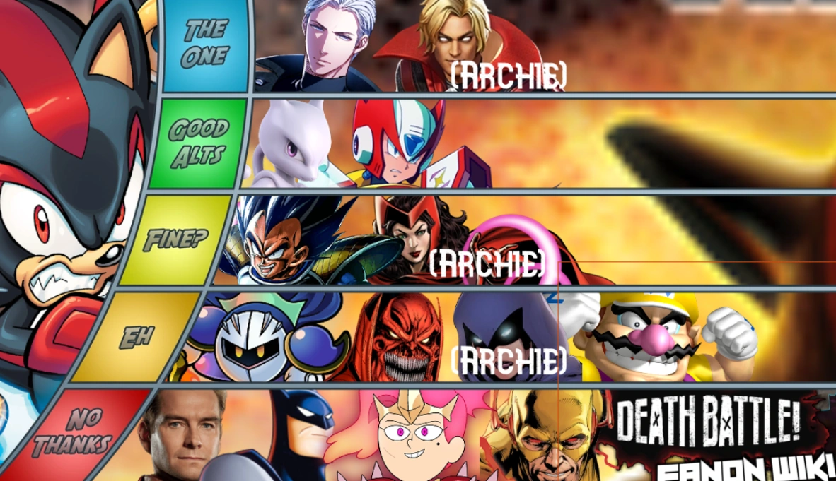 Shadow the Ultimate Lifeform Matchup Tierlist Ranking | Fandom