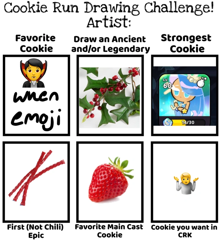 Cookie run drawing challenge but my motivation went to Nebraska | Fandom