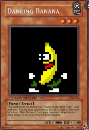 the banana card | Fandom