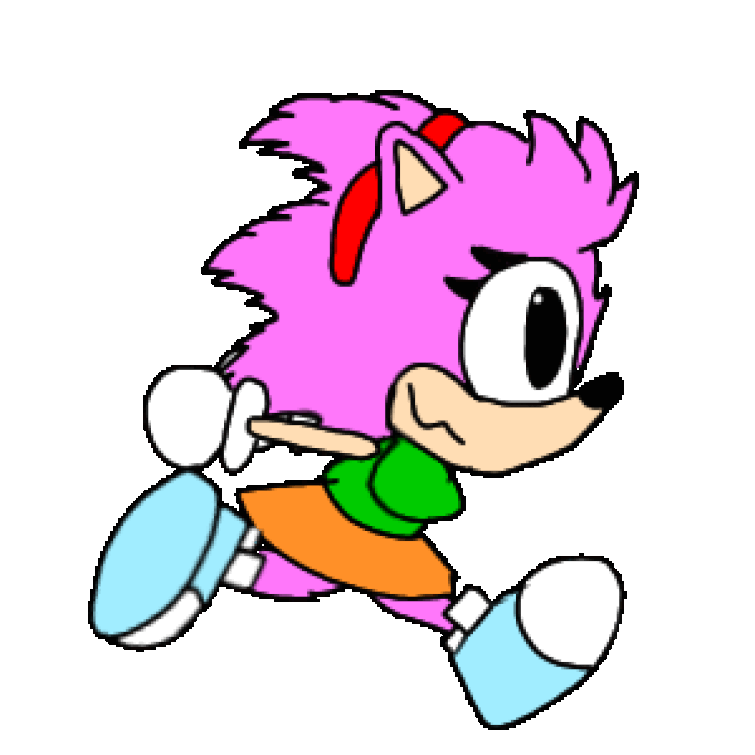 amy running animation | Fandom