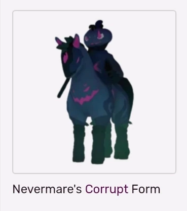 Why did someone edit the corrupt nevermare to rainbow | Fandom
