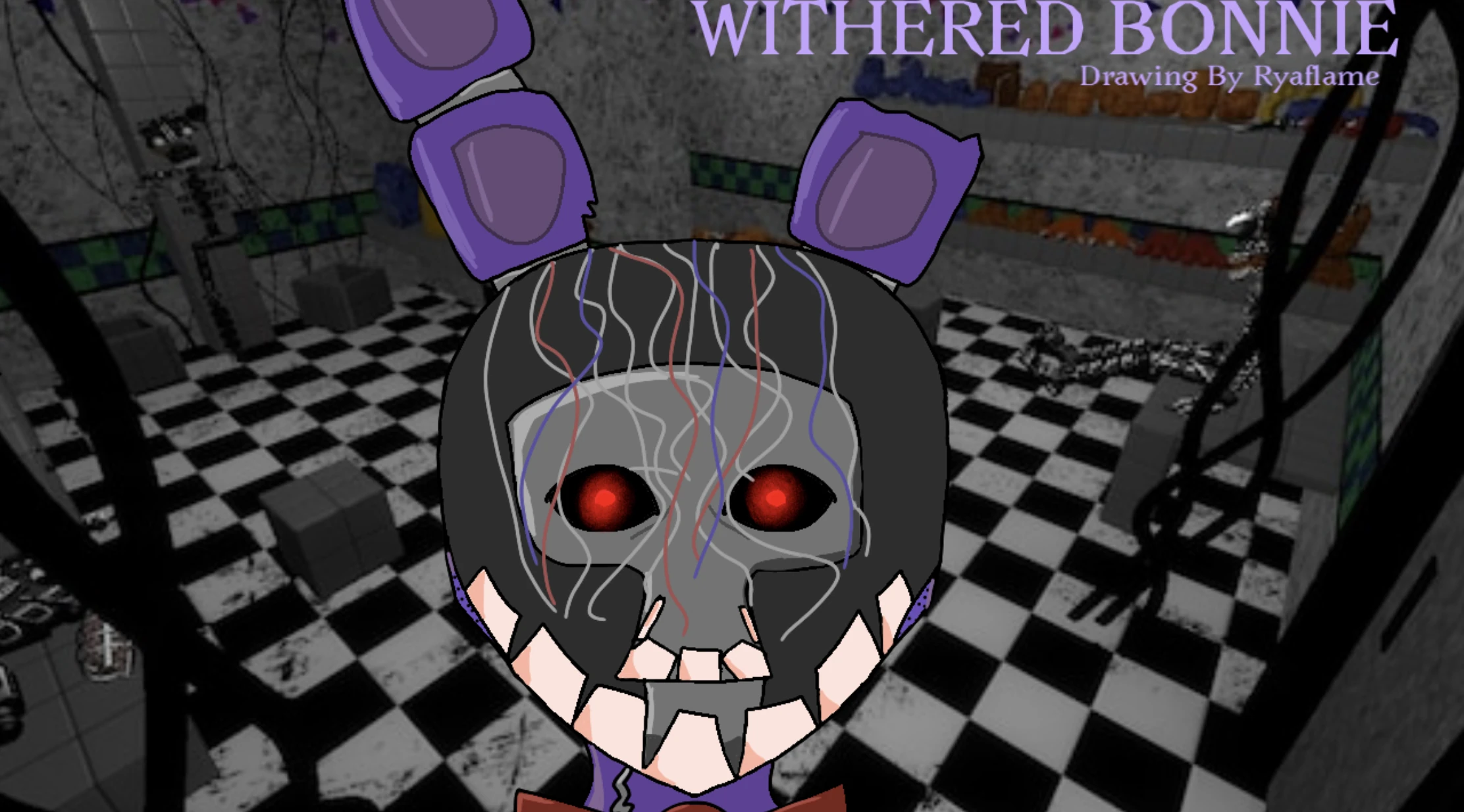 Check out my withered bonnie art I did from memory! | Fandom