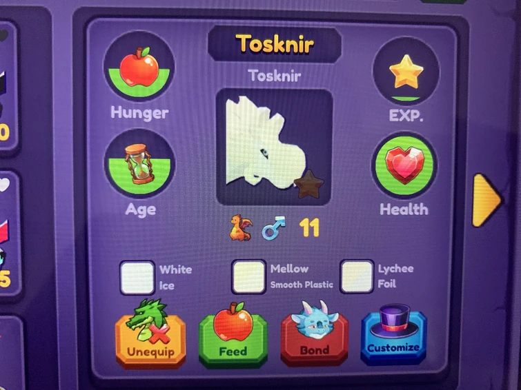 Trading/selling this NM white chocolate themed TOSK | Fandom