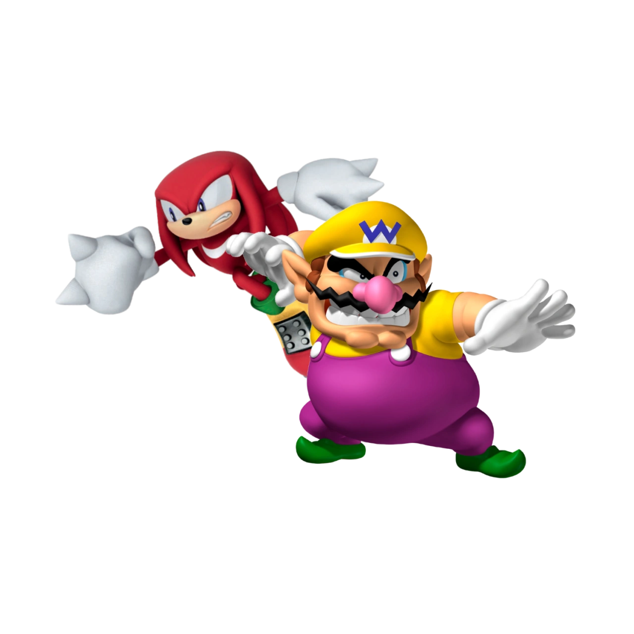 Random renders of Knuckles and Wario that go together well | Fandom